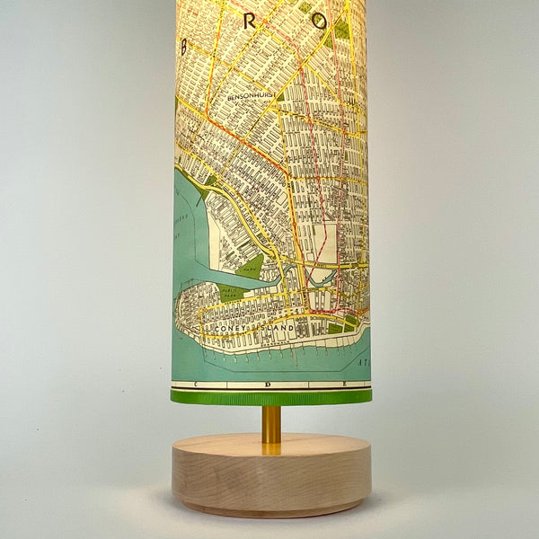 Brooklyn Map Lamp – whimsy home